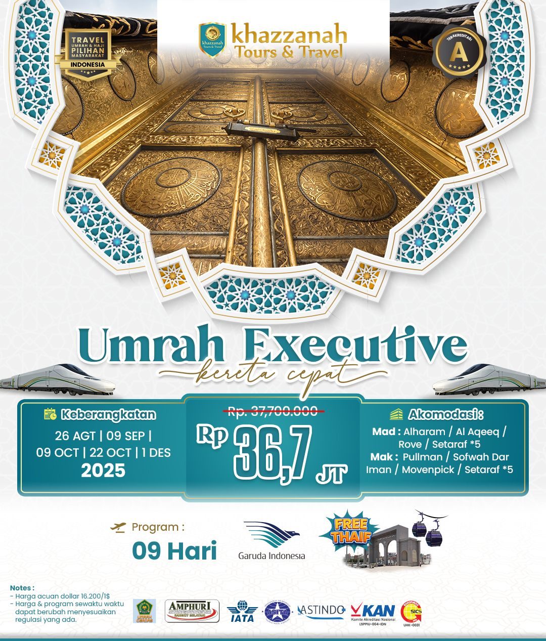 Paket Umroh Oktober 2025 Jadwal Lengkap dan Murah - Khazzanah Tour ...